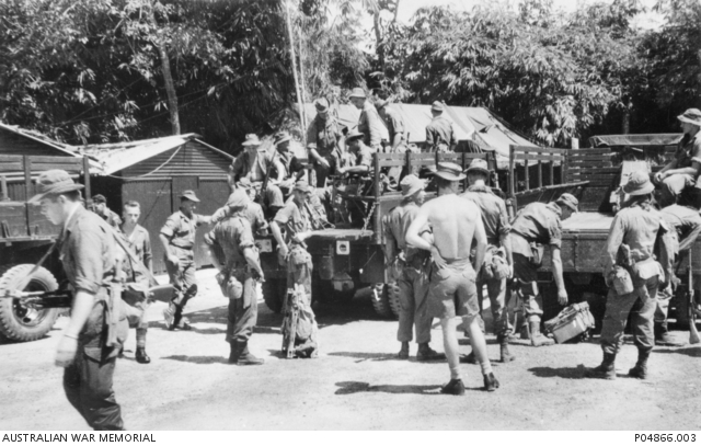 Unidentified members of A Company, 1st Battalion, The Royal Australian ...