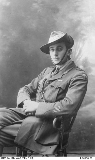 Studio portrait of Captain (Capt) Leon Dudley Ferguson MC, 45th ...