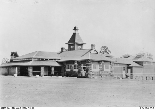 The completed new recreation hall for the Australian Army camp guards ...