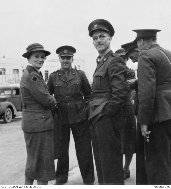 Informal group portrait of nurses and Salvation Army Chaplains ...