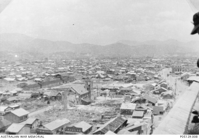 New houses being rebuilt in Hiroshima after it was devastated by the ...