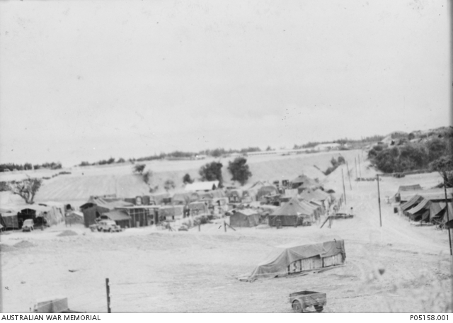 View of the area controlled by the 1st Australian Logistic Support ...