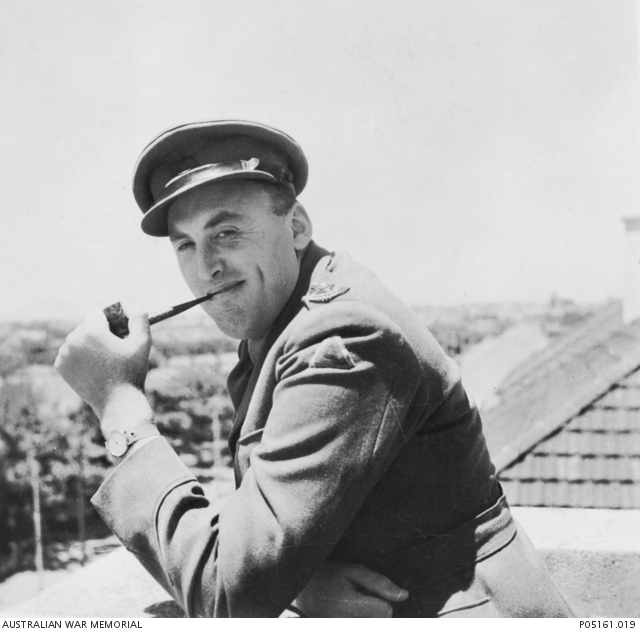 Informal portrait of the official photographer Lieutenant Richard Beck ...
