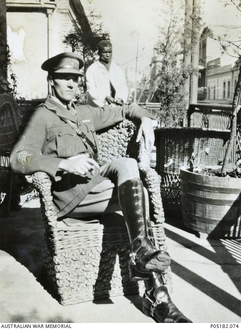 Portrait of Captain Roderick Archibald McAlpine, MC. Image from a large ...