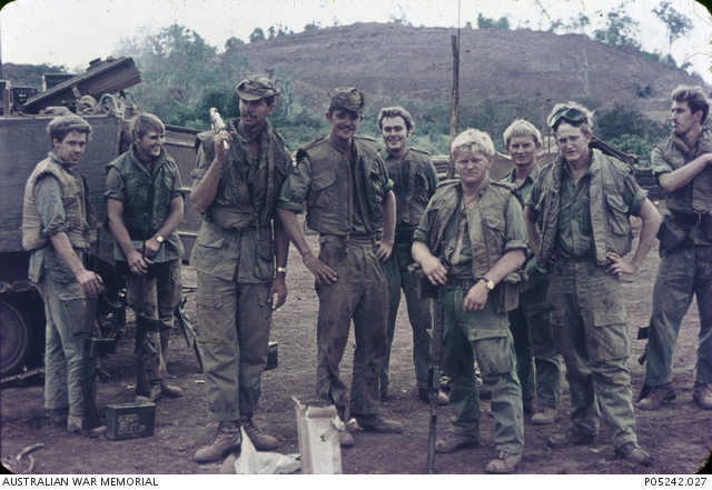 Portrait of members of 17 Construction Squadron, Royal Australian ...