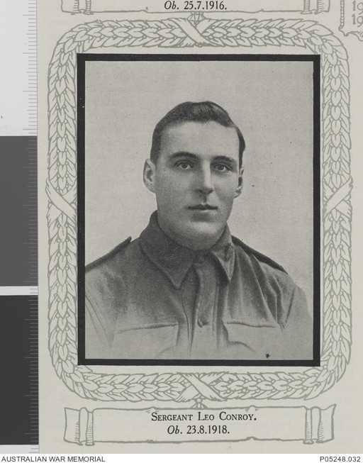 Studio portrait of 920 Lance Corporal (later Sergeant) Leo Adrian ...