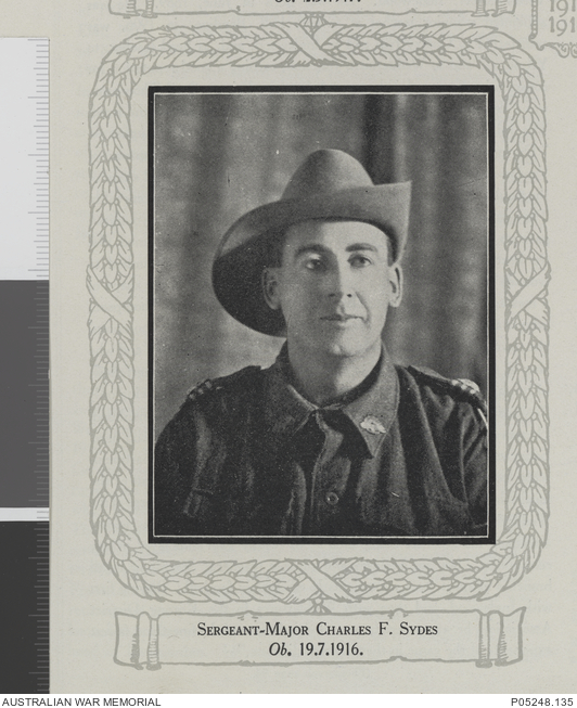 Studio portrait of 3476 Company Sergeant-Major (CSM) Charles Frederick ...