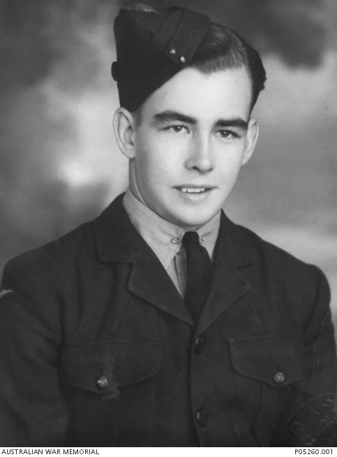 Studio portrait of Leading Aircraftman (LAC) Richard Thomas Clancy (Tom ...