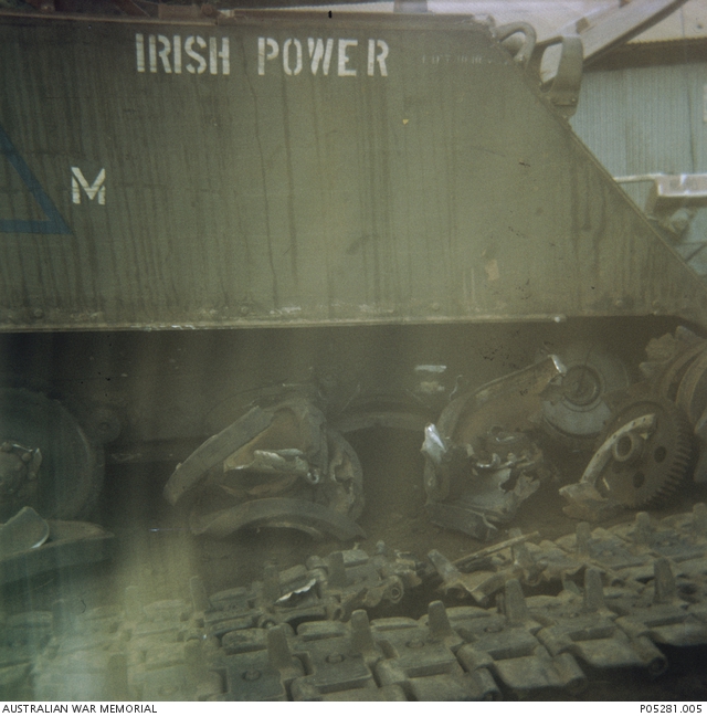 This M113A1 armoured personnel carrier (APC), named 'IRISH POWER', an ...