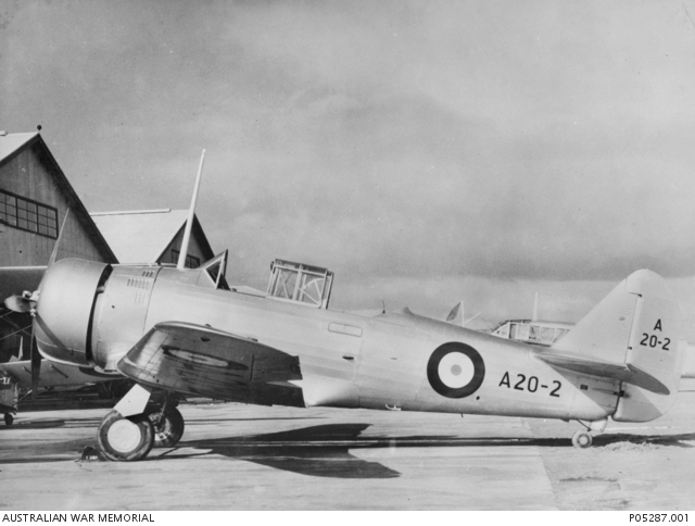 A North American NA-33, two seat, aircraft, with the Australian ...
