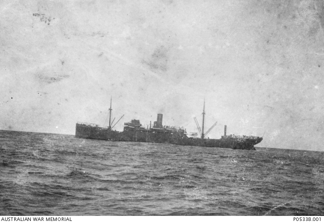 Port side view of the German armed merchant raider, SMS Wolf (II ...