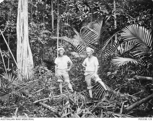 Two unidentified sailors from the German armed merchant raider, SMS ...