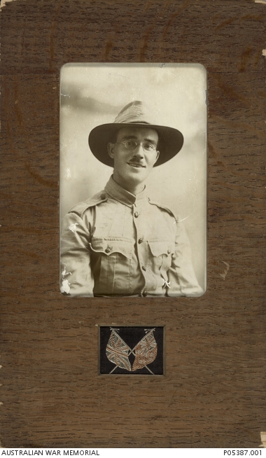 Mounted studio portrait of 2653 Trooper (Tpr) George Thomas Hamlyn ...