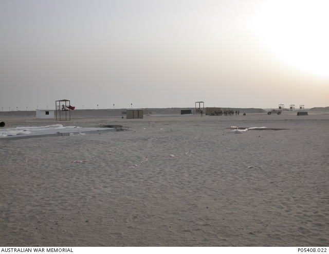 Australian soldiers at a Kuwaiti rifle range. This was the final ...