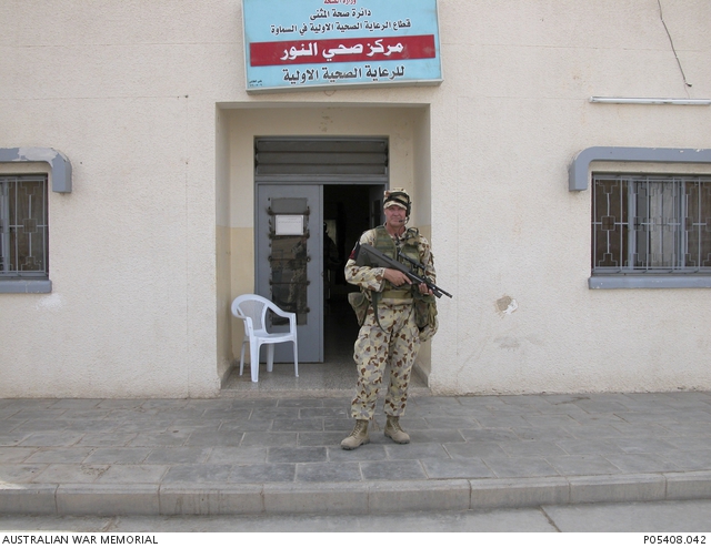 Informal portrait of Warrant Officer Class 1 (WO1) Greg Westhead ...