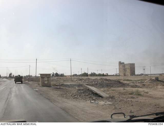 A factory along Route Jackson, the main route between Tallil and Camp ...