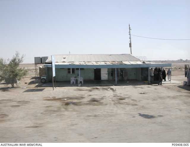 A roadhouse along Route Jackson, the main route between Tallil and Camp ...