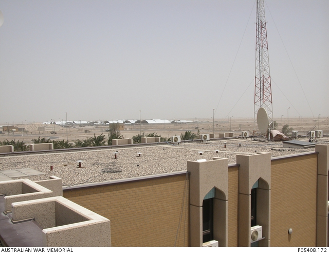 A view of Basra airport from the Divisional Headquarters area ...