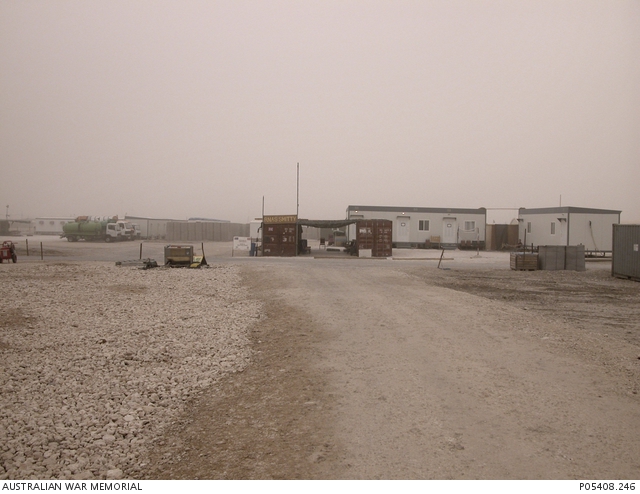 The buildings around the helipad in Camp Smitty. Camp Smitty was a ...