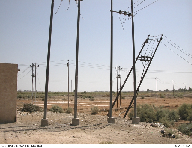 Some of the power poles that need replacing as part of a Civil Military ...