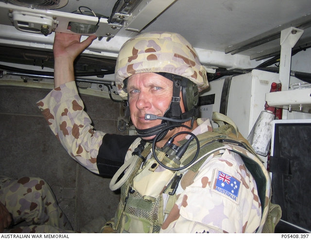 Informal portrait of Warrant Officer Class 1 (WO1) Greg Westhead ...