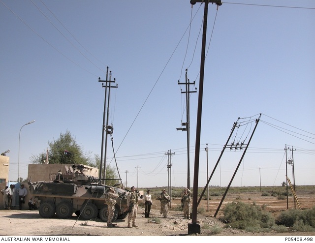 Australian soldiers, members of the Civil Military Co-operation (CIMIC ...