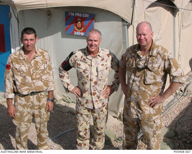 Informal portrait of Warrant Officer Class 1 Greg Westhead, Royal ...
