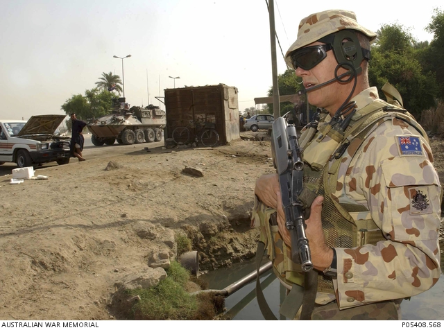 Informal portrait of Warrant Officer Class 1 Greg Westhead, as he ...