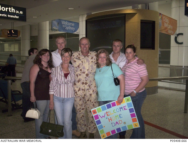 Informal portrait of Warrant Officer Class 1 (WO1) Greg Westhead ...