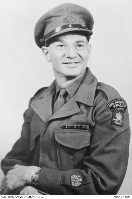 Studio portrait of 245216 Warrant Officer Class 1 (WO1) Harold Vaughan ...