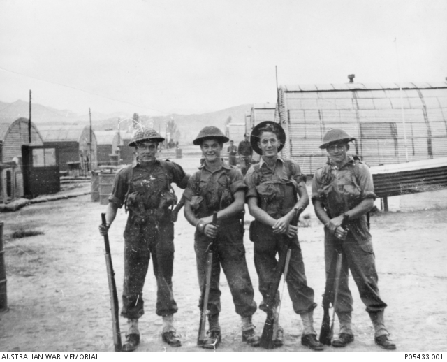 Four members of the 1st Battalion, The Royal Australian Regiment (1RAR ...