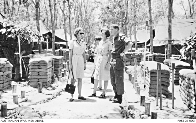 The lines of 11 Platoon, D Company, 6th Battalion, The Royal Australian ...
