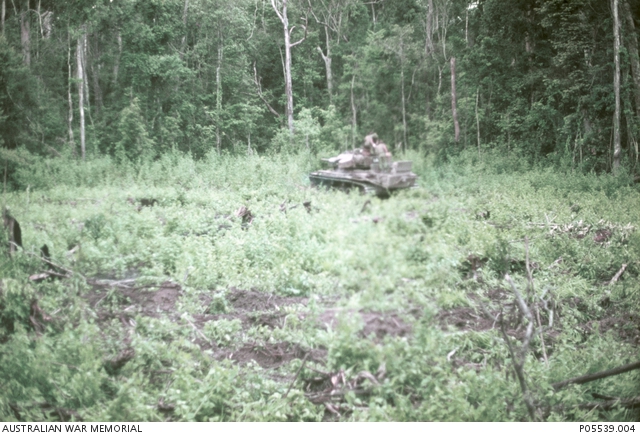 Centurion Mk 5/1 (Aust) tank ARN 169043 with call sign 1A (one alpha ...