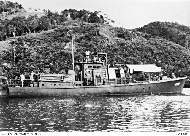 Starboard view of His Majesties Australian Harbour Defence Motor Launch ...