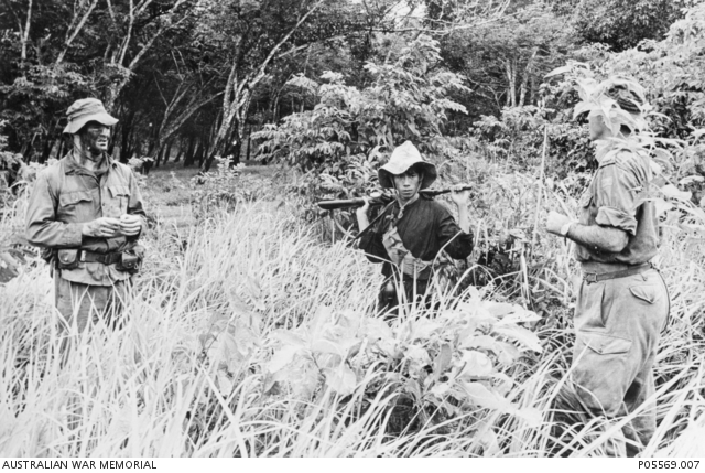 Informal portrait of 4410203 Sergeant Michael (Mike) Coleridge (right ...