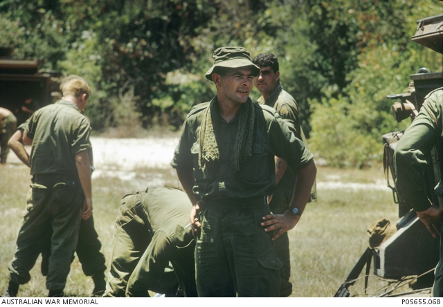 3905025 Lieutenant John Arthur Howard, A Squadron, 3rd Cavalry Regiment ...