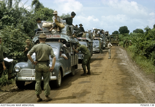 Road block south of Nui Dat. | Australian War Memorial