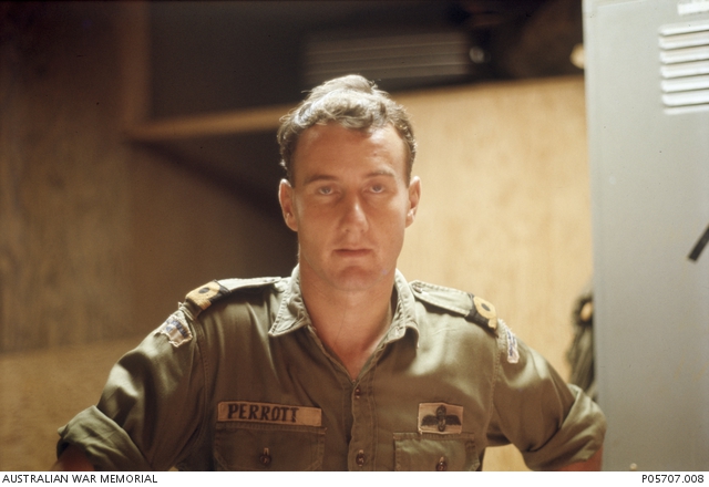Informal portrait of 2478 Sub Lieutenant Michael Anthony Perrott, Pilot ...