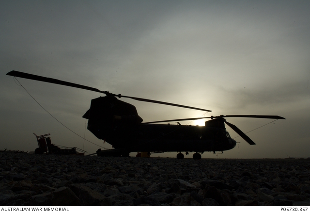 Australian Army CH-47D Chinook, C Squadron 5th Aviation Regiment (5 AVN ...