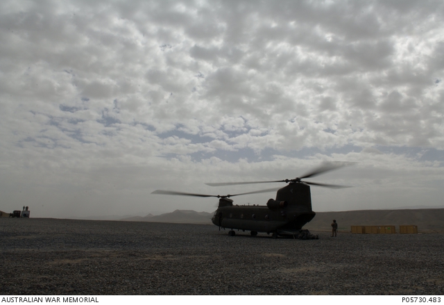Australian Army CH-47D Chinook, C Squadron 5th Aviation Regiment (5 AVN ...