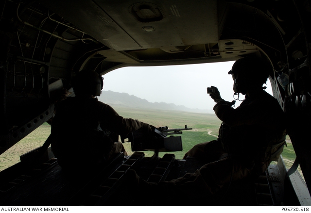 Australian Army CH-47D Chinook, C Squadron 5th Aviation Regiment (5 AVN ...