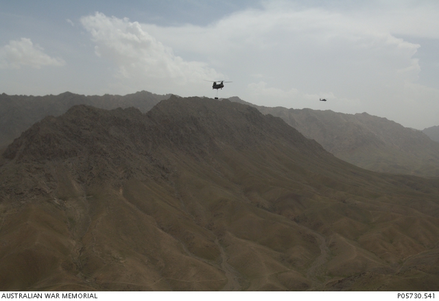 Australian Army CH-47D Chinook, C Squadron 5th Aviation Regiment (5 AVN ...