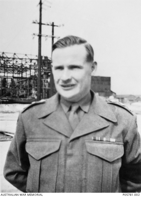 Informal portrait of 466 Captain (Capt) Colin Humphrey Brown, A Company ...