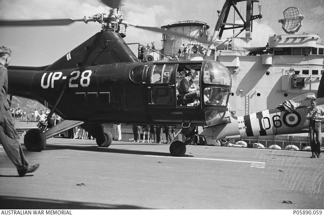 United States Navy (USN) Sikorsky S-51 Dragonfly helicopter UP-28 ...