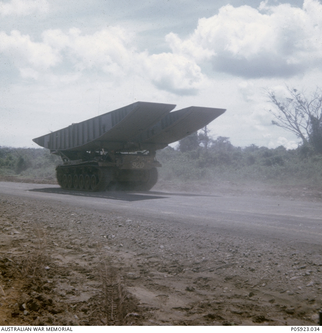 One of two Centurion bridge layers based at Nui Dat. | Australian War ...