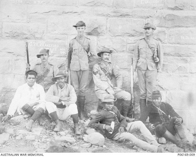 "Cape and Special Police. Thomas River." The group is a mixture of ...