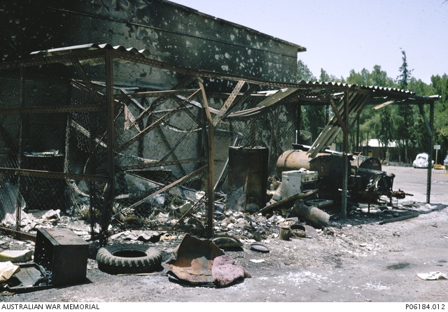 The remains of a United Nations Truce Supervision Organization (UNTSO ...