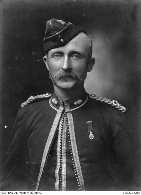 Studio portrait of Colonel (Col) Justin Fox Greenlaw Foxton, CMG, VD ...