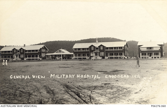 General view of Military Hospital, Enoggera, Brisbane. Labelled by ...