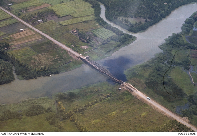 One of a series of aerial photographs taken by Canadian newspaper ...